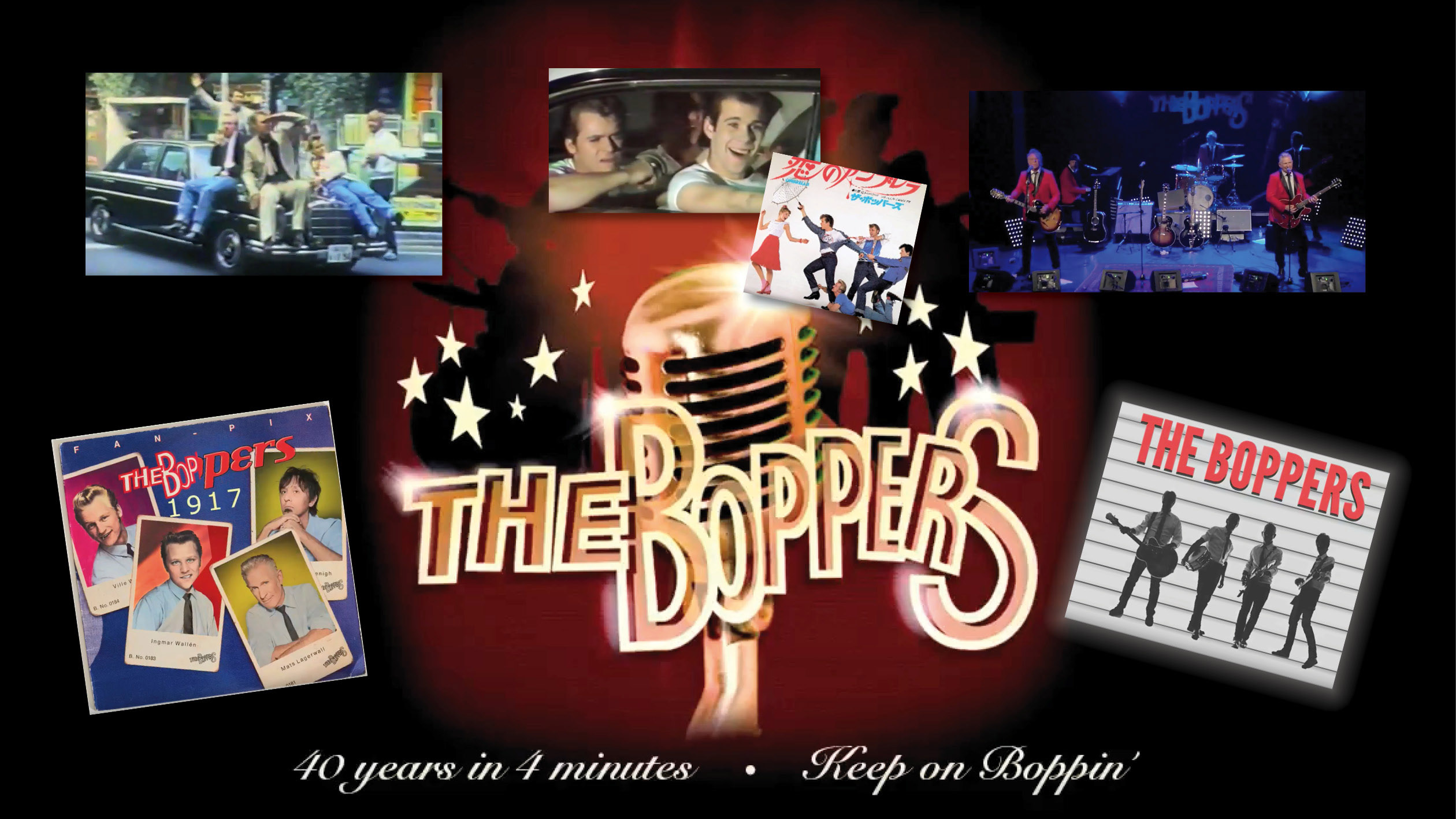 At the hop - 40 år på 4 minuter! - The Boppers